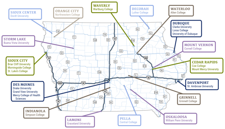 Our Colleges – Iowa Association of Independent Colleges & Universities